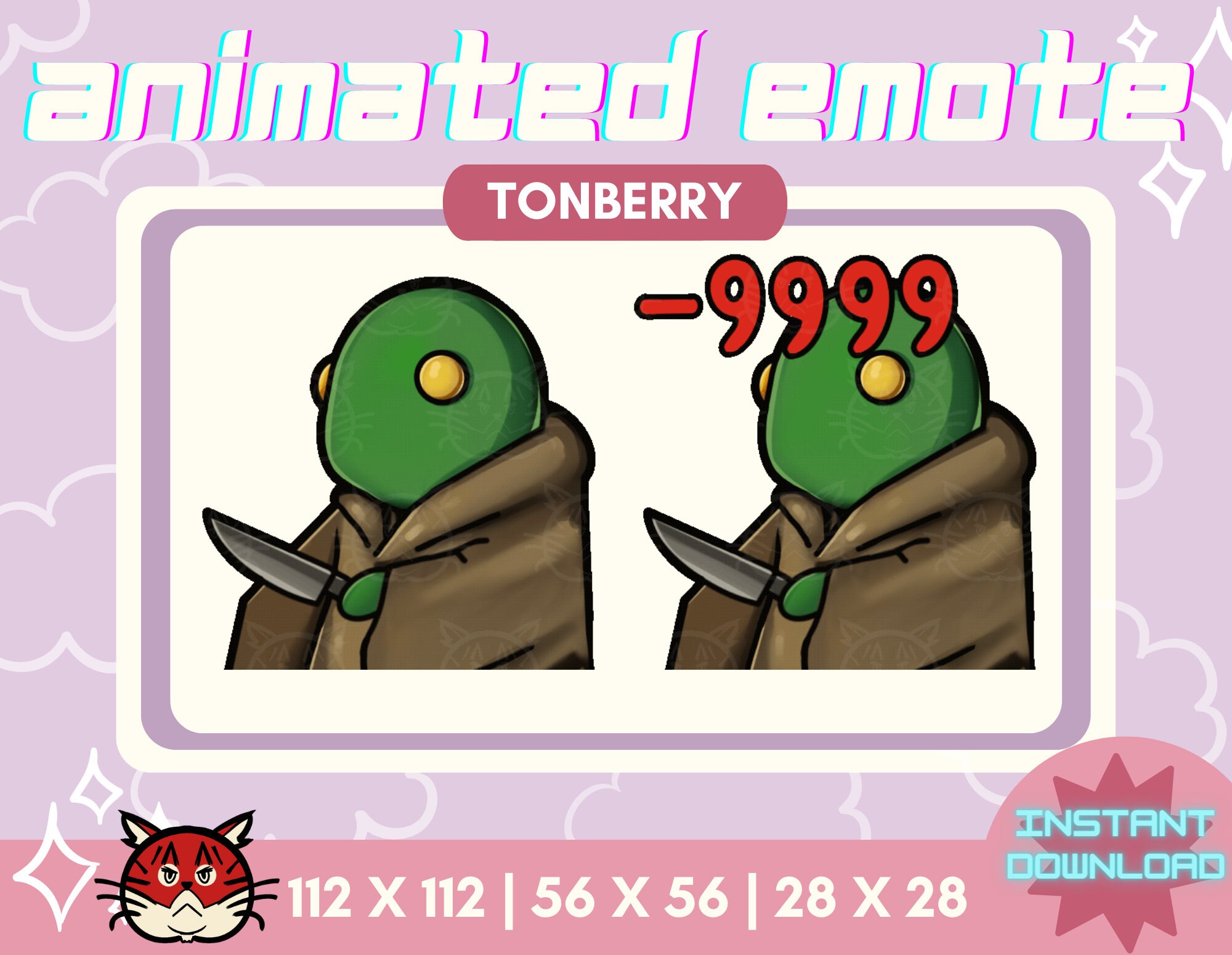 X1 Final Fantasy Tonberry Animated Twitch Emote Final Fantasy Emotes ...