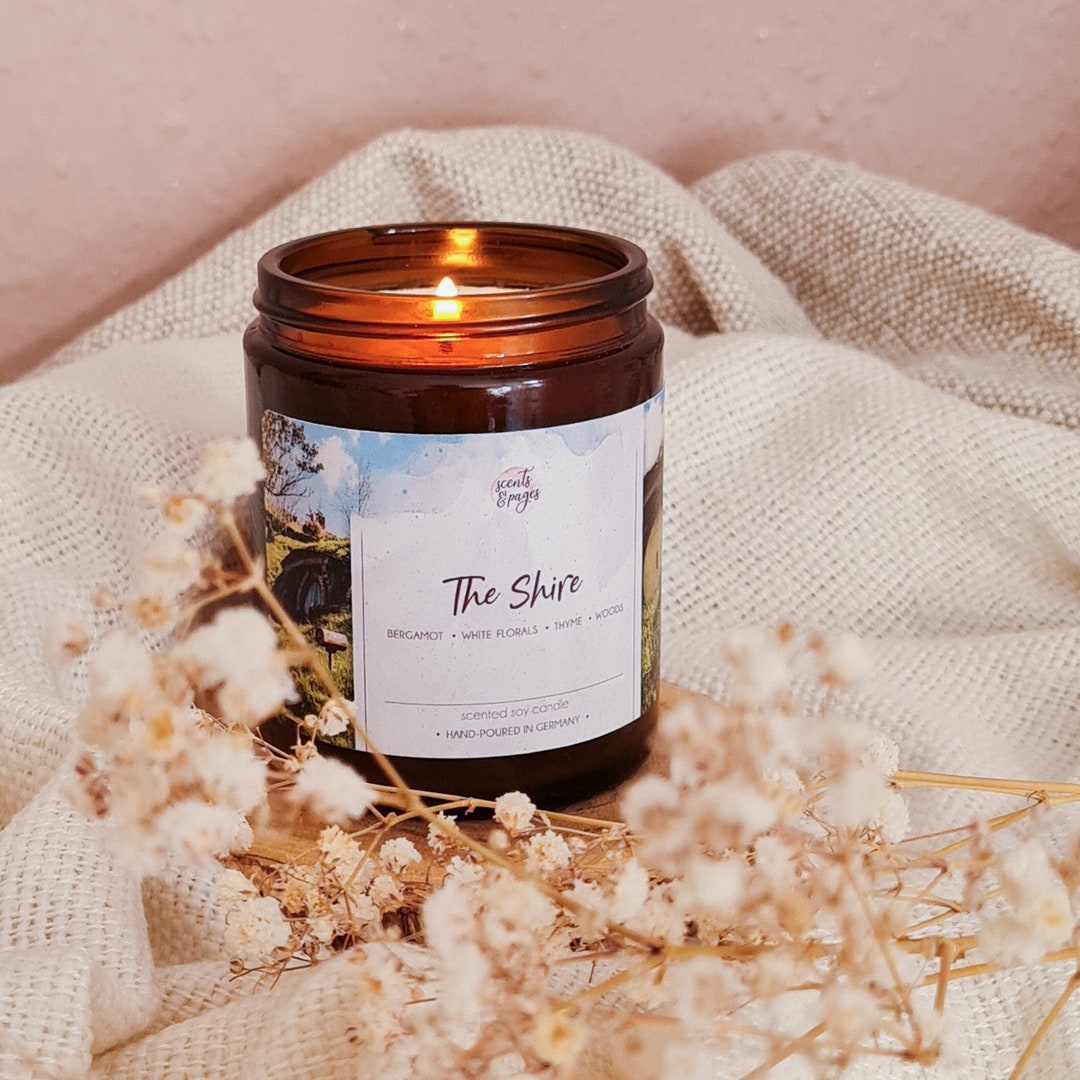 Book Candle the Shire: Lord of the Rings Merch, the Hobbit Bookish ...