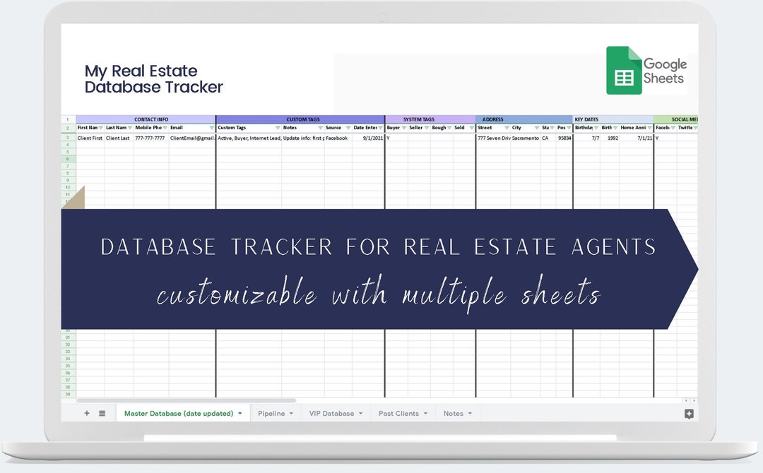 Real Estate Database Tracker Made Easy! - Etsy