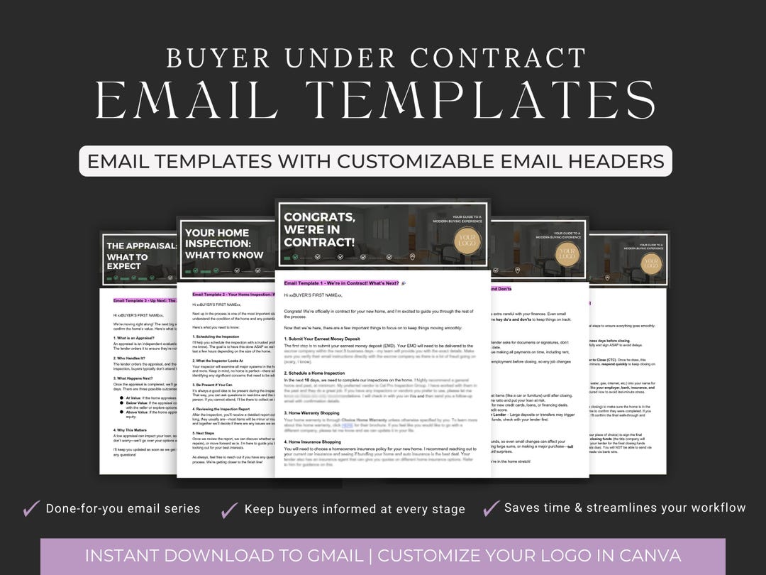 Real Estate Agent Email Templates | Realtor Email Headers and Templates ...