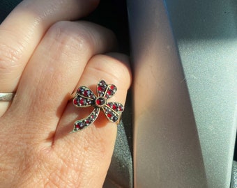 3 Leaf Clover Ring - Etsy
