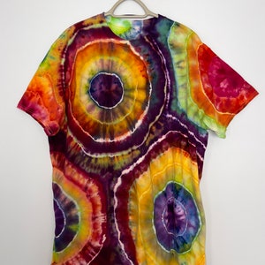 Rainbow Skies Ice Dyed Geode Tie Dye Shirt, Ice Dye, Geode, Tie Dye ...