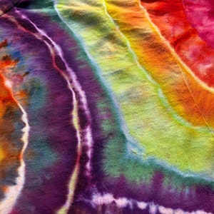 Rainbow Skies Ice Dyed Geode Tie Dye Shirt, Ice Dye, Geode, Tie Dye ...