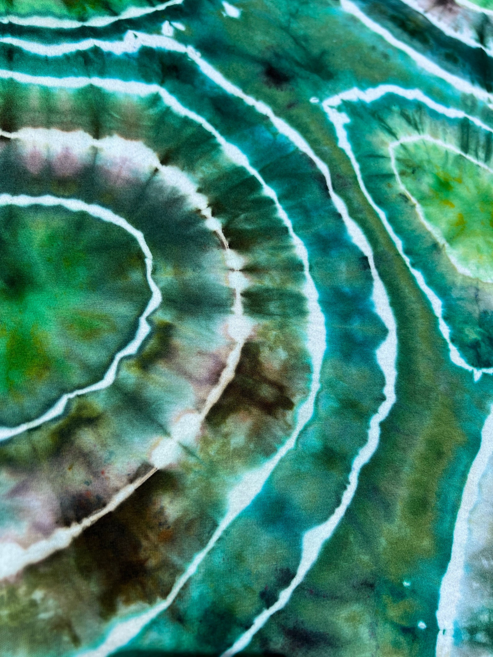 Damele Turquoise Geode Ice Dyed Tie Dye T-shirt Ice Dyed Tie - Etsy