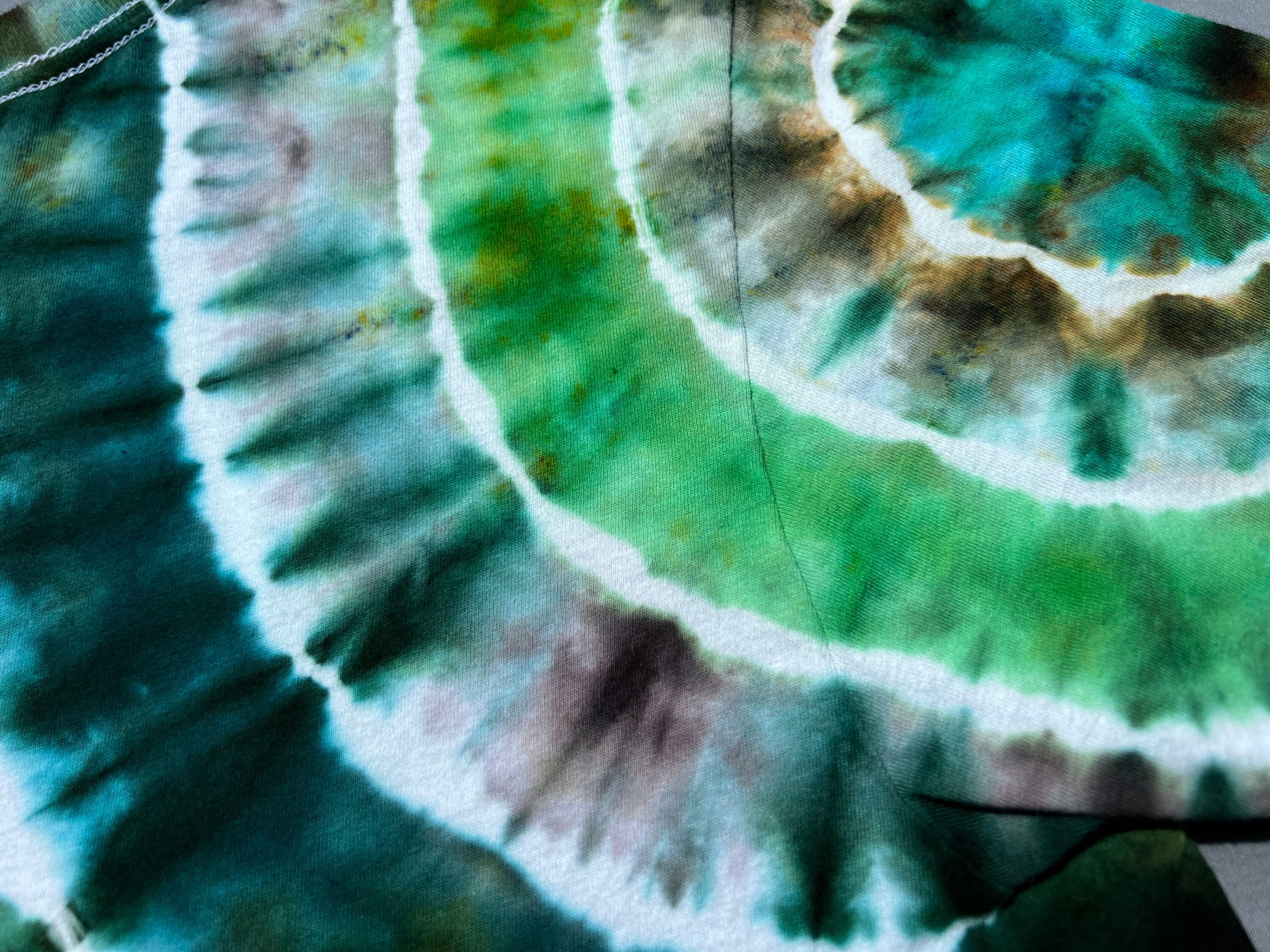 Damele Turquoise Geode Ice Dyed Tie Dye T-shirt Ice Dyed Tie - Etsy