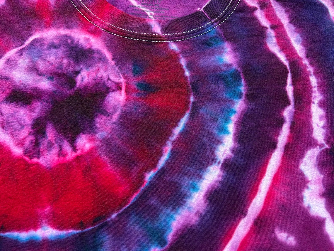 Cotton Candy Lane Ice Dyed Geode Tie Dye T-shirt, Ice Dye, Geode, Tie ...