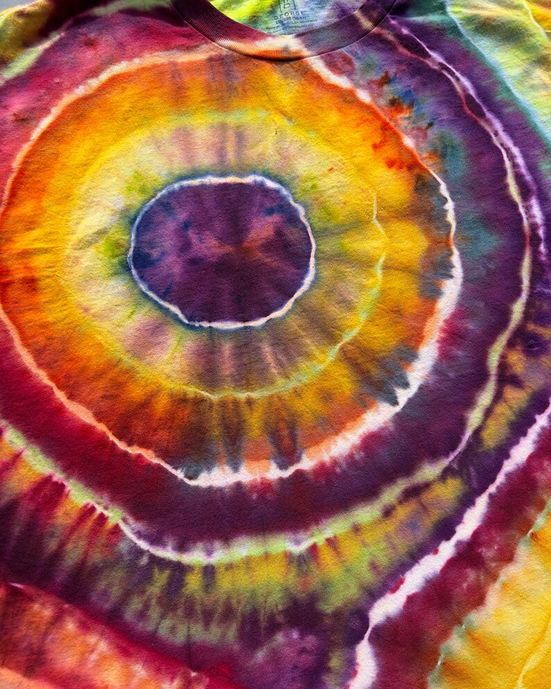 Rainbow Skies Ice Dyed Geode Tie Dye Shirt, Ice Dye, Geode, Tie Dye ...