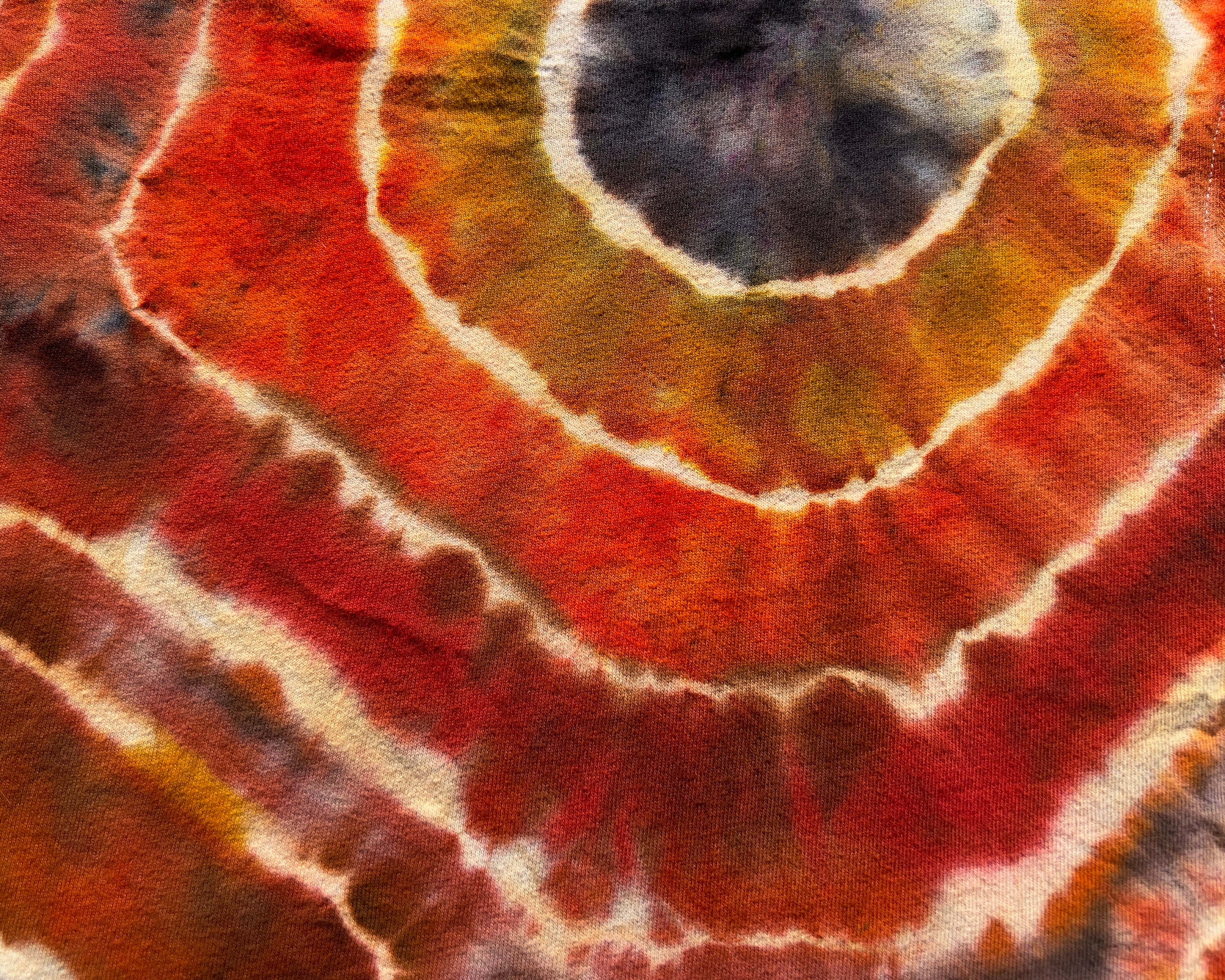 Pheonix Fire Geode Ice Tie Dye Long Sleeve T-shirt, Ice Dyed Clothing ...