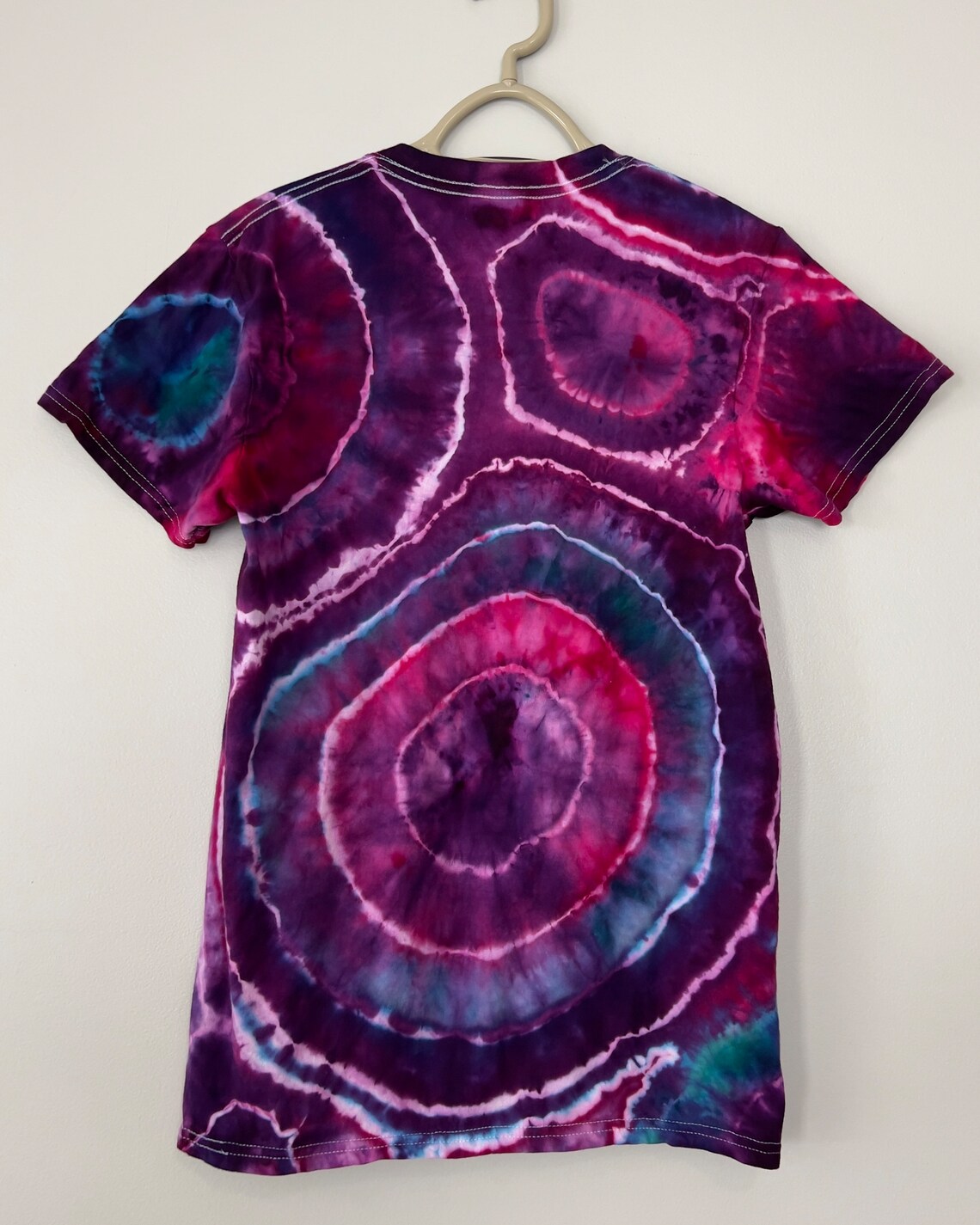 Cotton Candy Lane Ice Dyed Geode Tie Dye T-shirt, Ice Dye, Geode, Tie ...