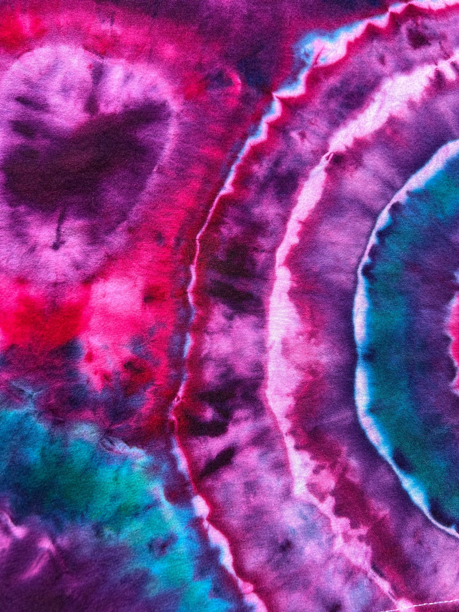 Cotton Candy Lane Ice Dyed Geode Tie Dye T-shirt, Ice Dye, Geode, Tie ...