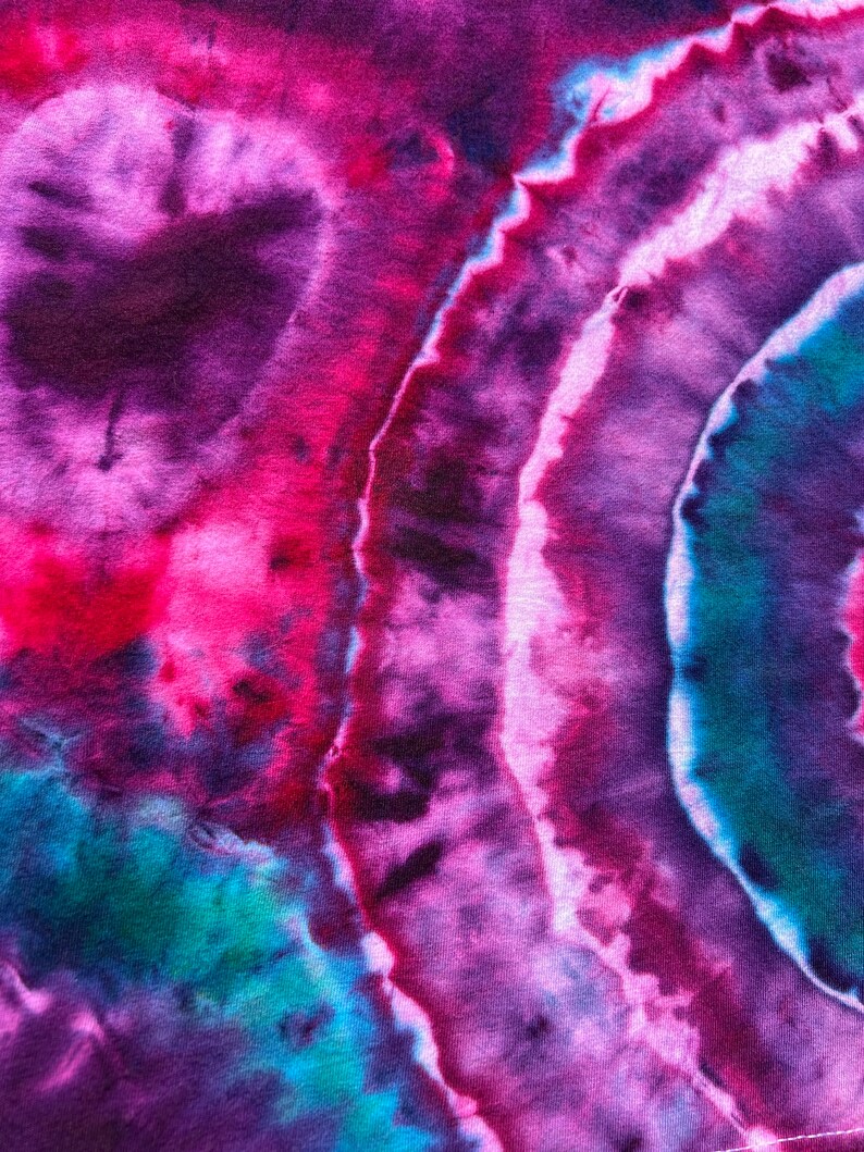 Cotton Candy Lane Ice Dyed Geode Tie Dye T-shirt, Ice Dye, Geode, Tie ...