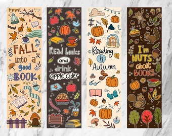 Digital Bookmark Animal Bookmarks Print Your Own Instant | Etsy