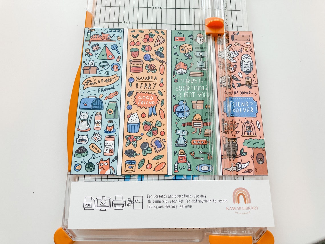 Digital Bookmark | Friendship Bookmarks | Print Your Own | Instant ...