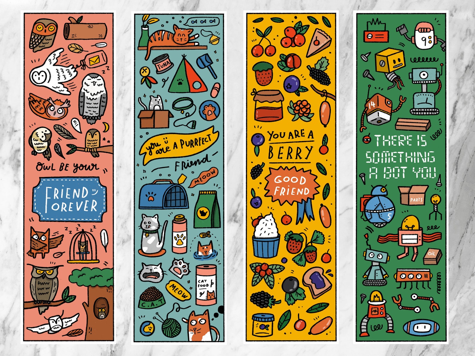 Digital Bookmark | Friendship Bookmarks | Print Your Own | Instant ...