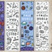 Printable Space Bookmarks | Space Theme | DIY Digital Download | Print ...