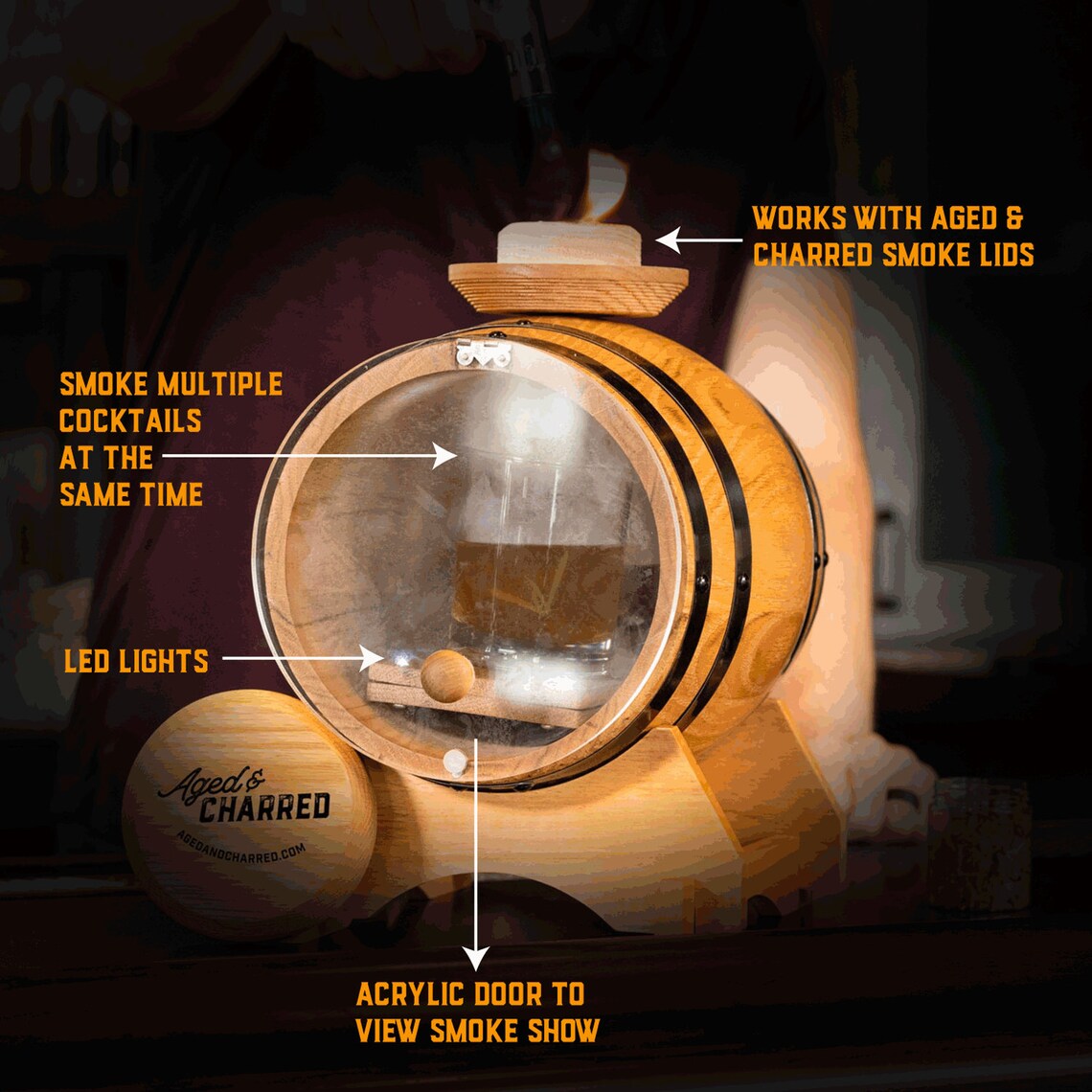 Smoke Barrel A Cocktail Smoker Kit - Etsy