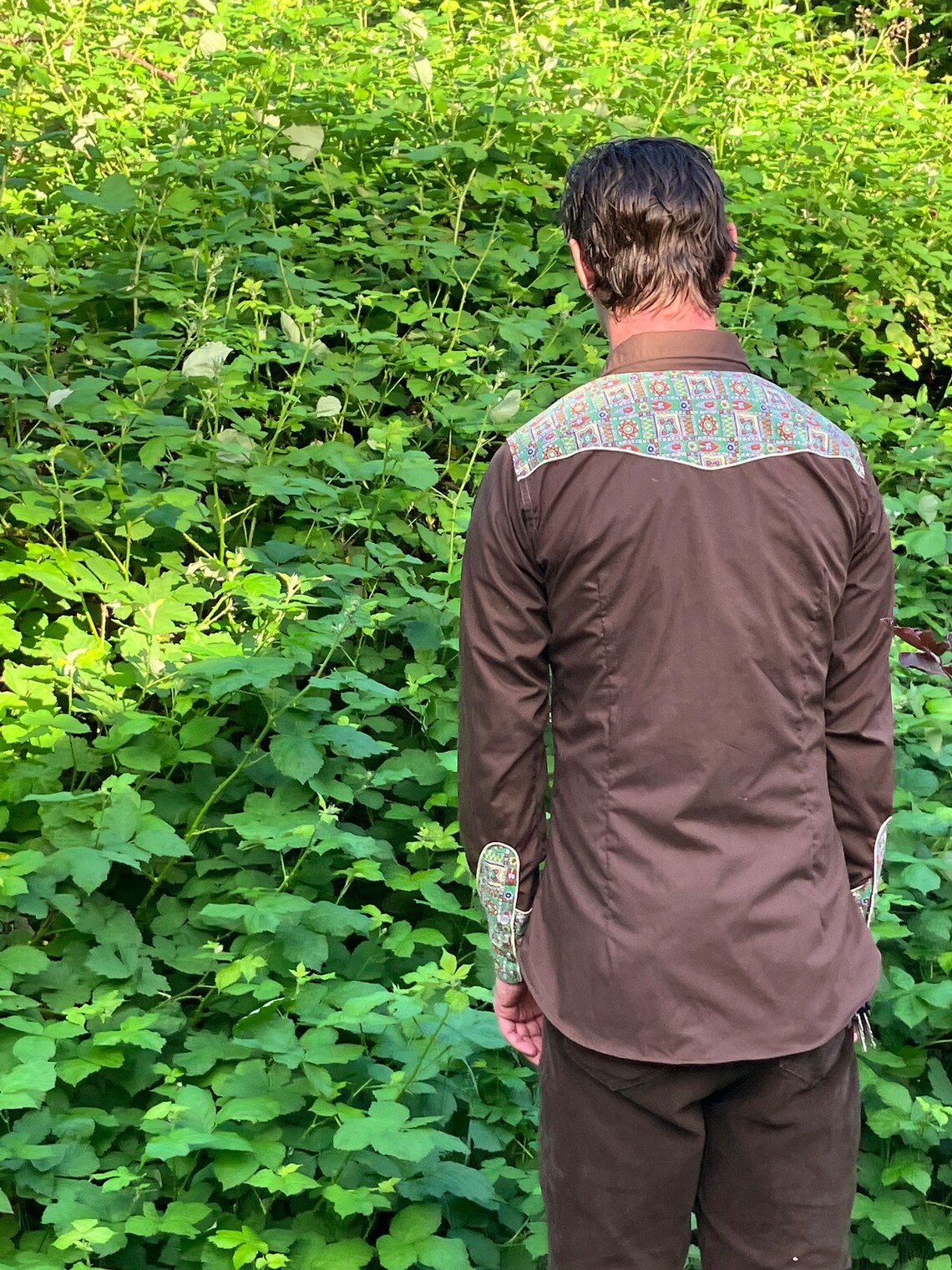 1950's Szsmall Cowboy Western Shirt Sewing Pattern PDF Instant Download ...