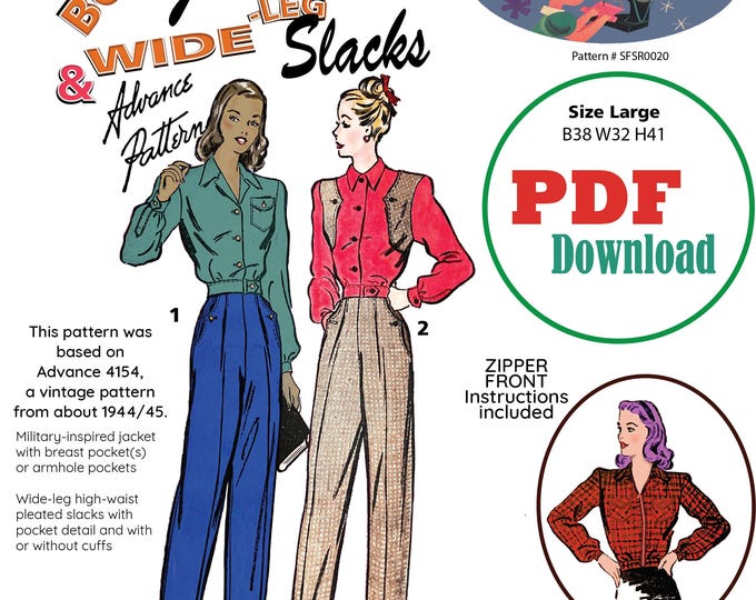 1990 Vintage VOGUE Sewing Pattern B34″- 36″- 38” Vest, Shirt and Pants ...