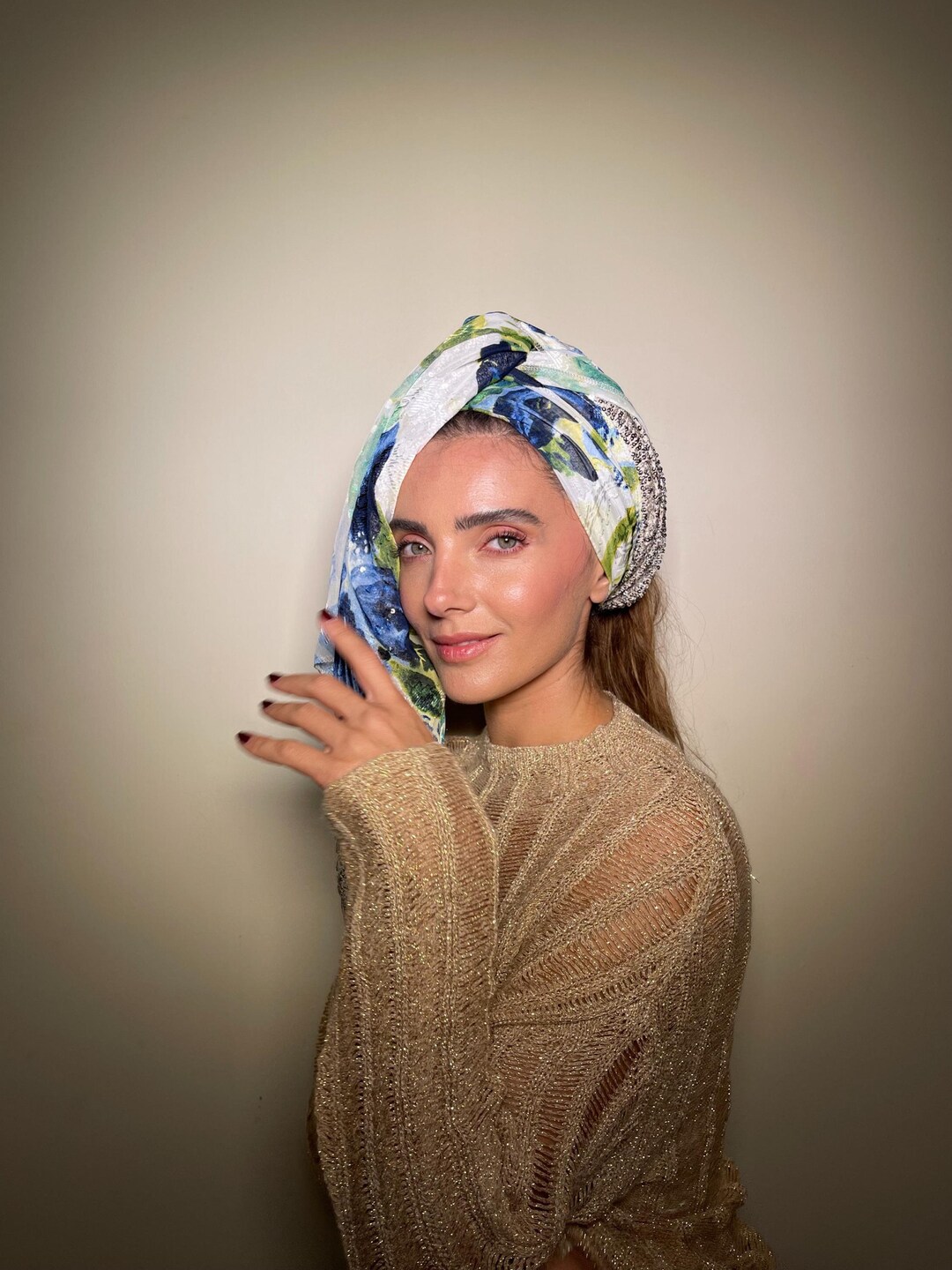 A Headband Tichel, Head Covering - Etsy