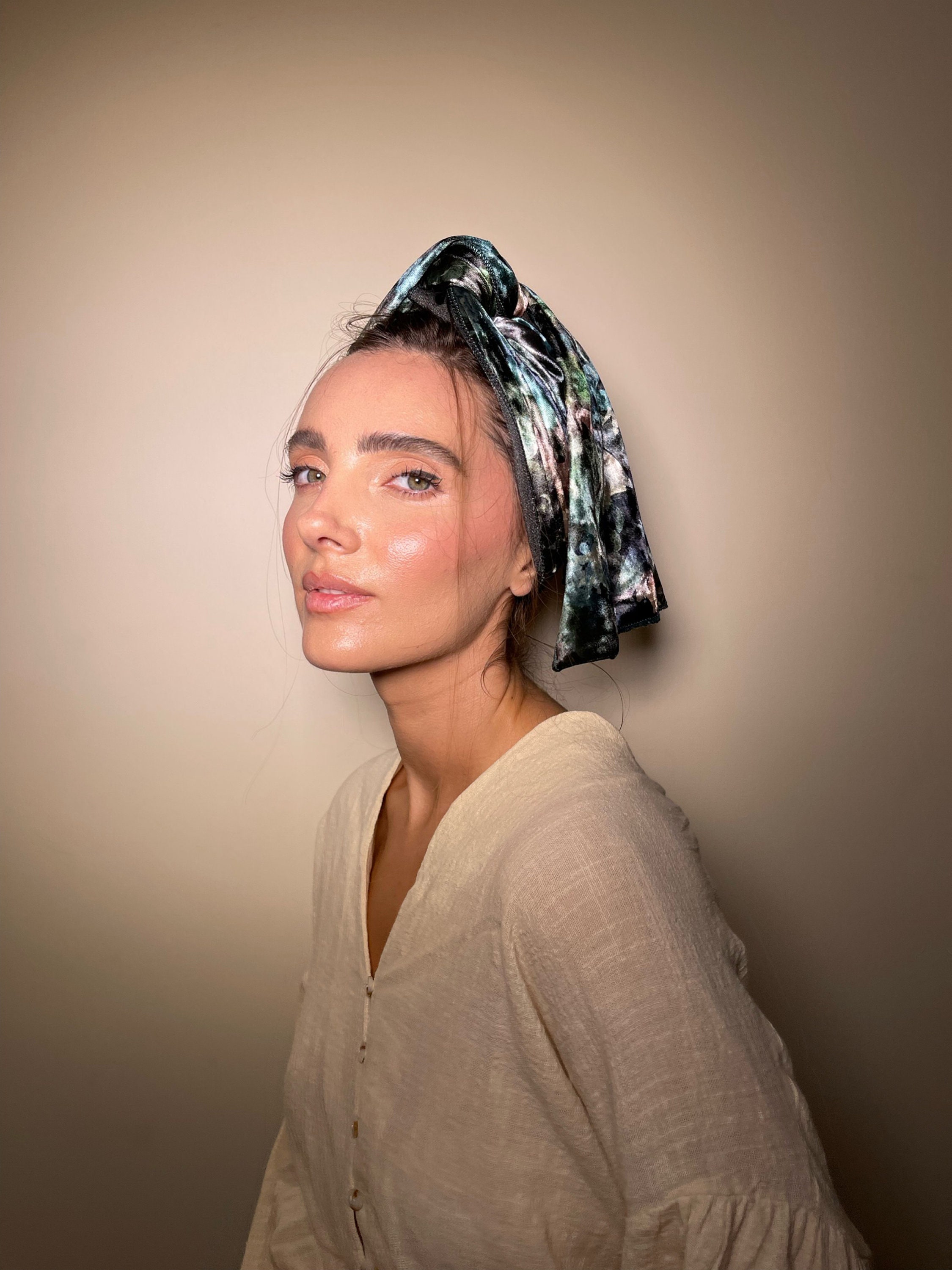 An Elegant Bandana Head Coveringaccessories - Etsy Israel