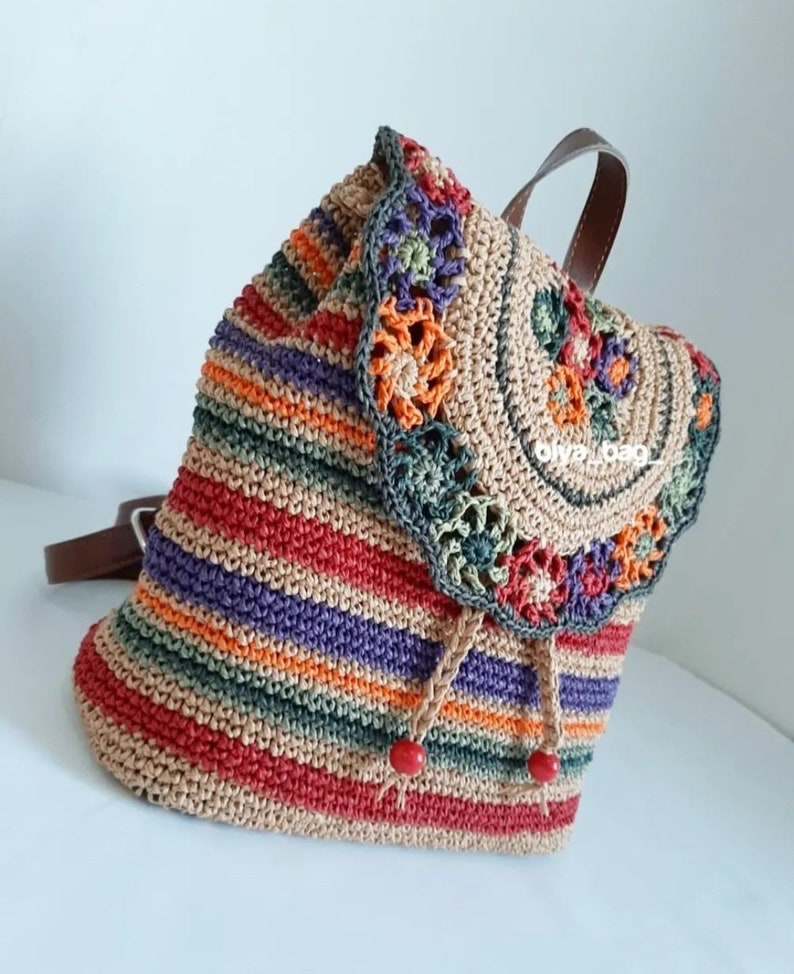 Design Bohemian Backpack Bag - Etsy