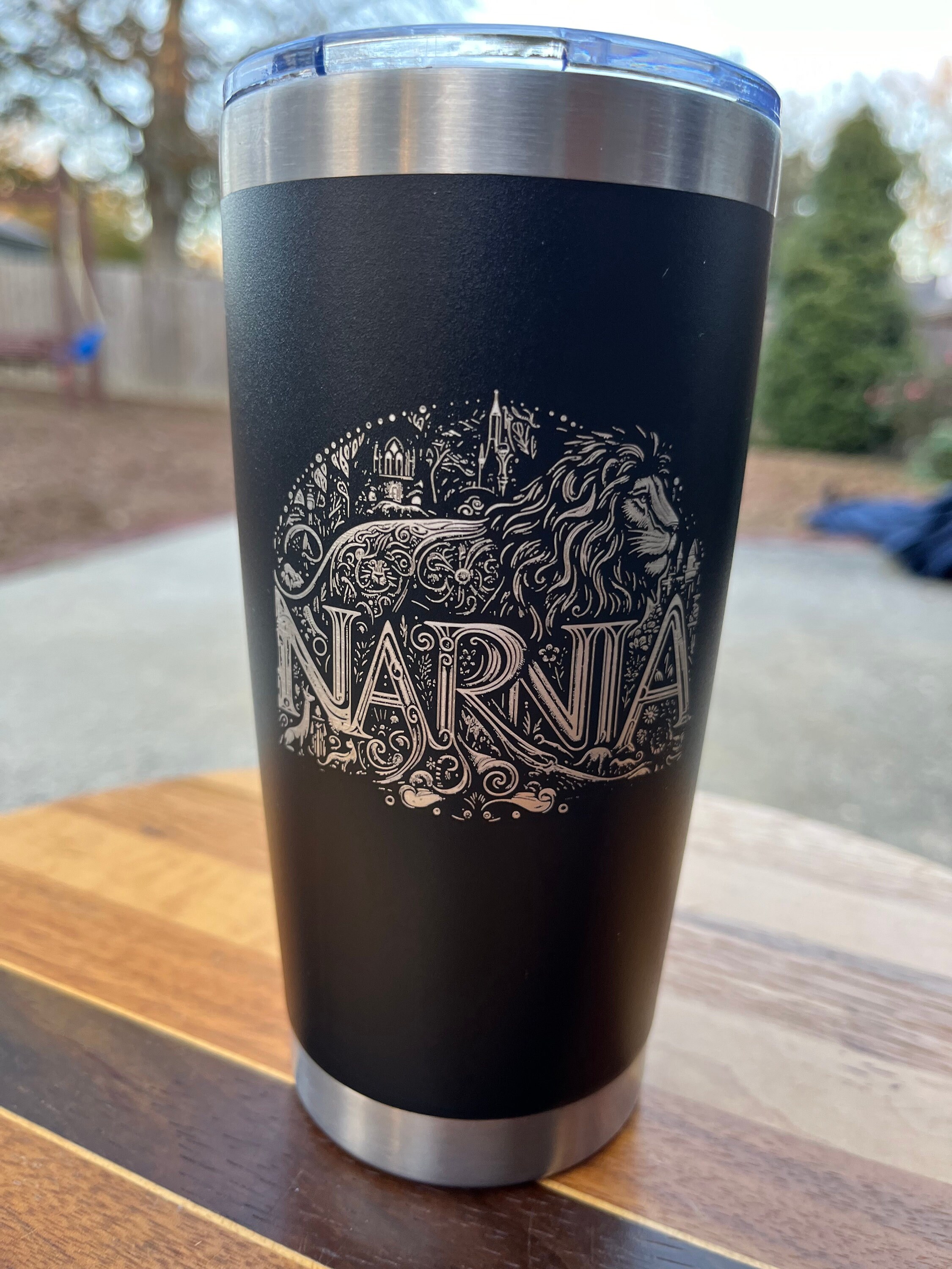 The Chronicle’s of Narnia, Aslan Tumbler, Mug, Insulated Cup, Coffee ...