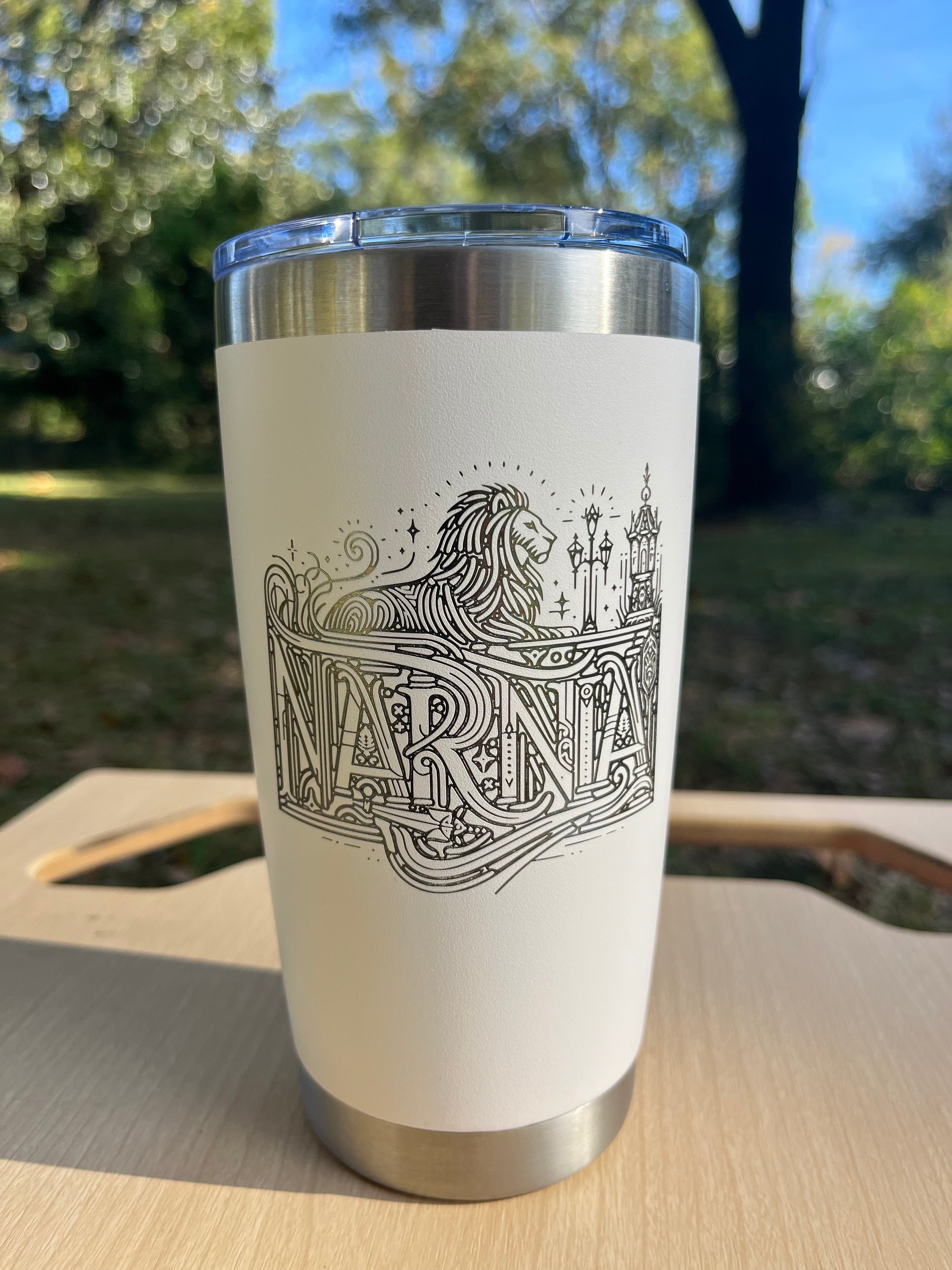 The Chronicle’s of Narnia, Reepicheep & Aslan Tumbler, Mug, Insulated ...