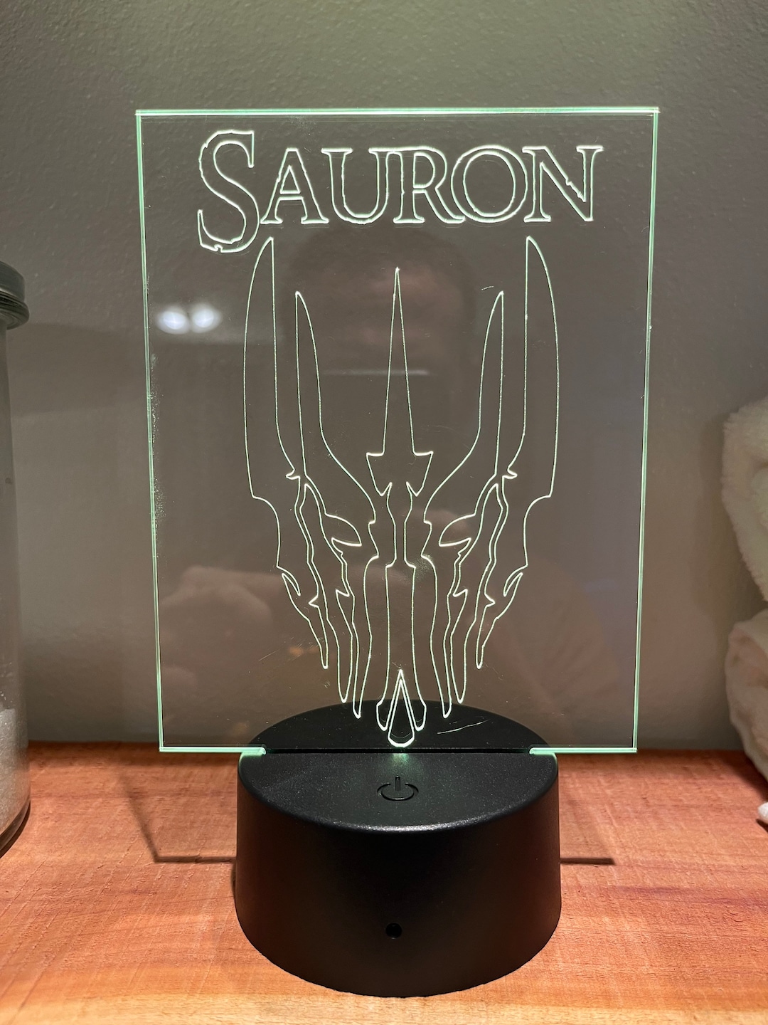 LOTR Lord of the Rings LED Lit Acrylic Sign Night Light: Sauron - Etsy