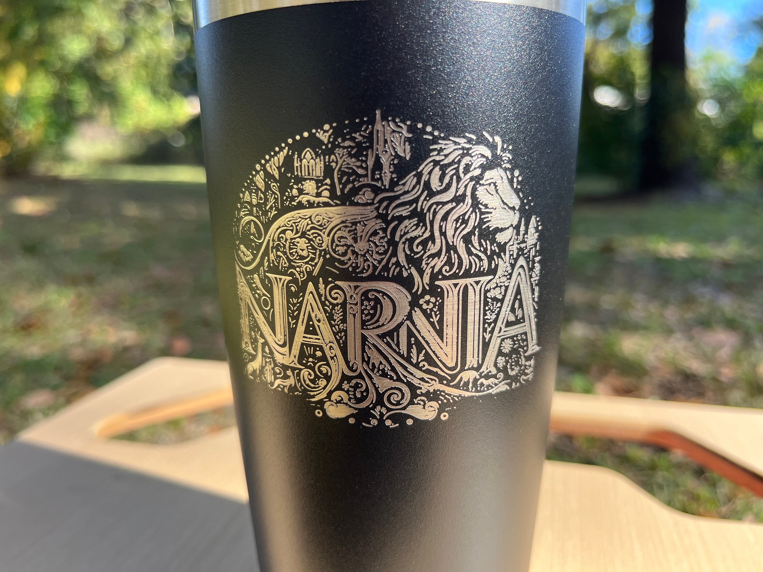 The Chronicle’s of Narnia, Aslan Tumbler, Mug, Insulated Cup, Coffee ...