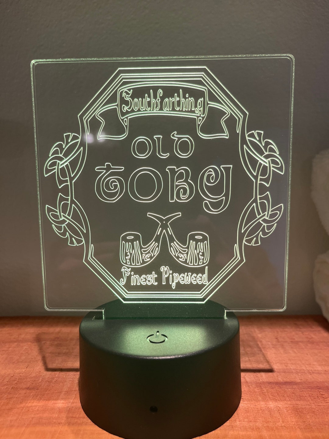 LOTR Lord of the Rings LED Lit Acrylic Sign Night Light: Hobbit Old ...