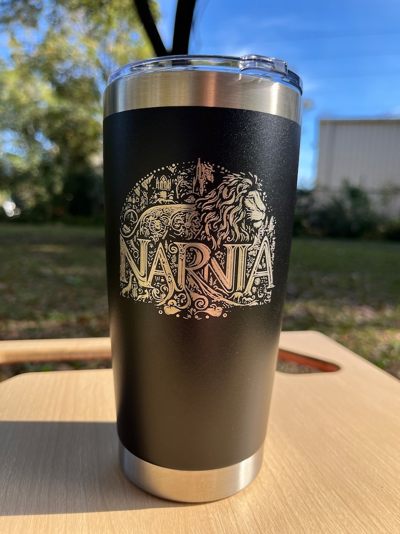 The Chronicle’s of Narnia, Aslan Tumbler, Mug, Insulated Cup, Coffee ...