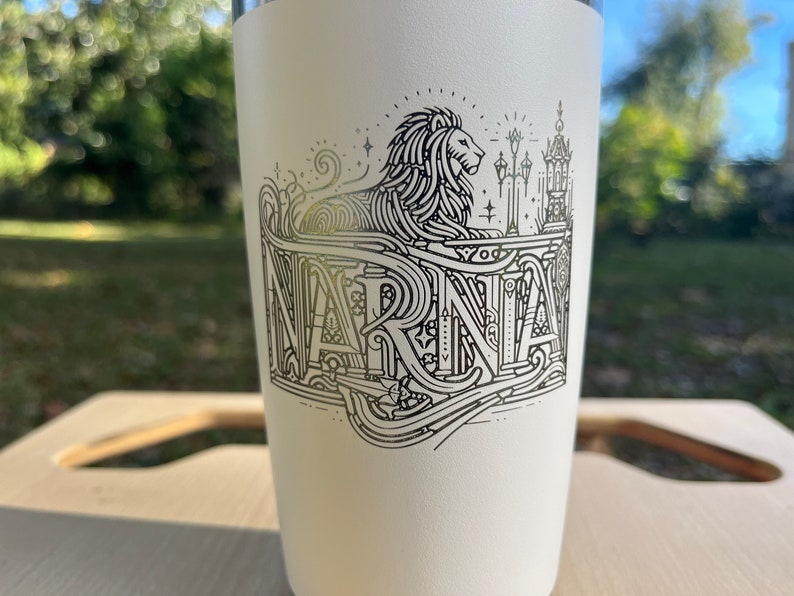 The Chronicle’s of Narnia, Reepicheep & Aslan Tumbler, Mug, Insulated ...