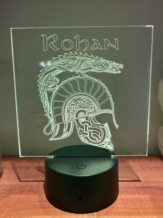 LOTR Lord of the Rings LED Lit Acrylic Sign Night Light: | Etsy