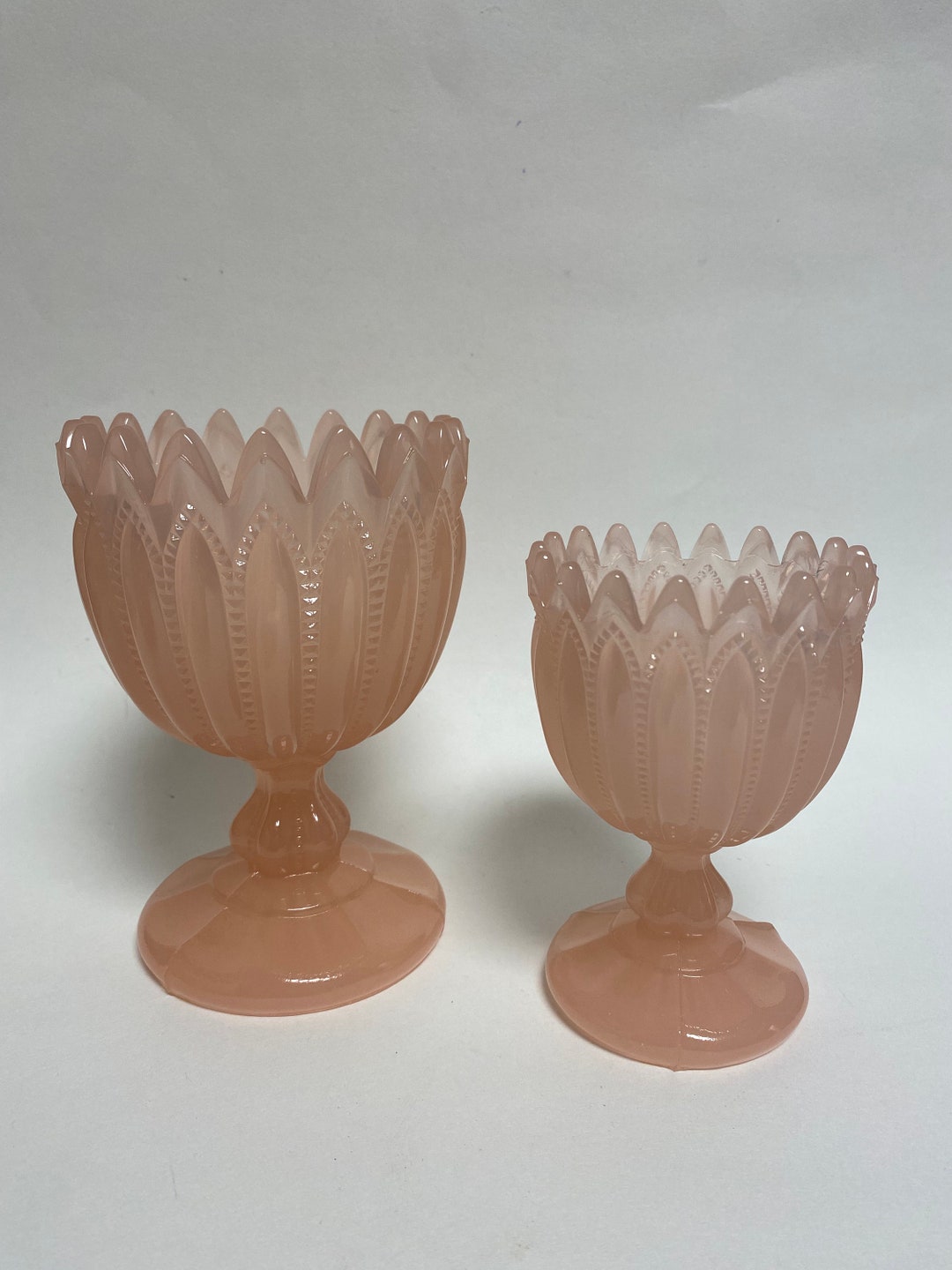 Portieux Vallerysthal Opaline Pink Spooners - Etsy