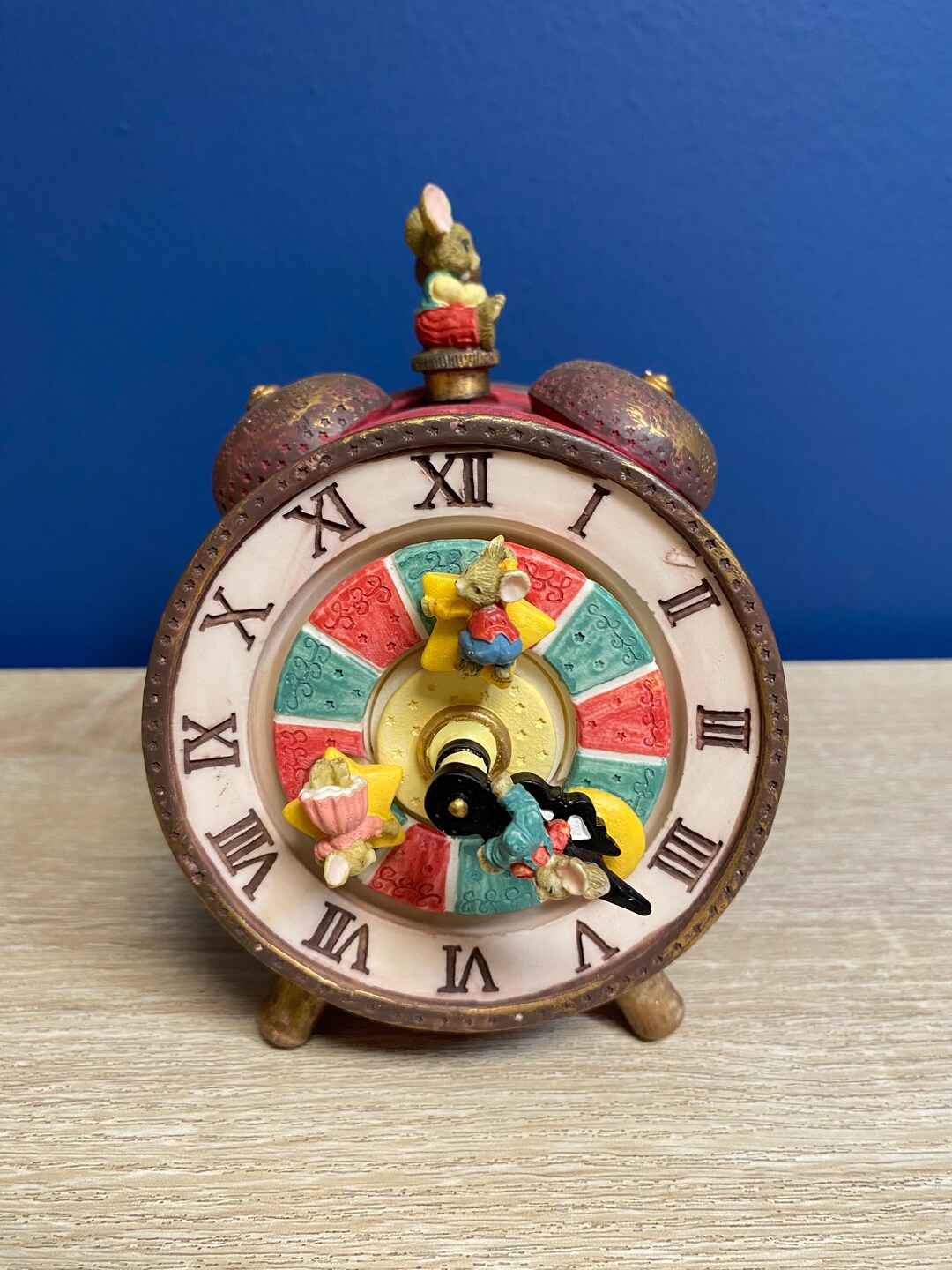 Musical Clock With Mice - Etsy