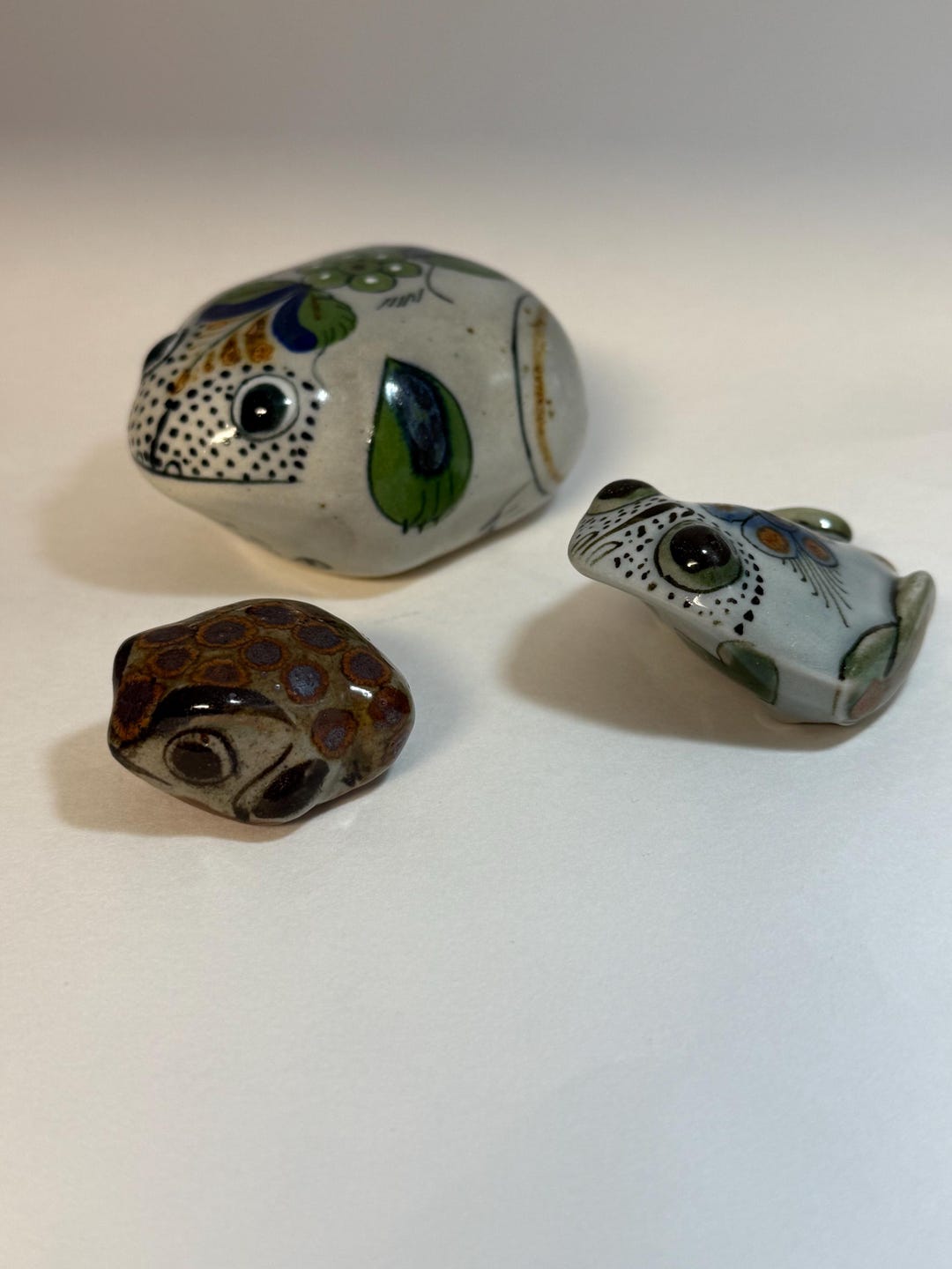 Tonala Pottery Frogs - Etsy