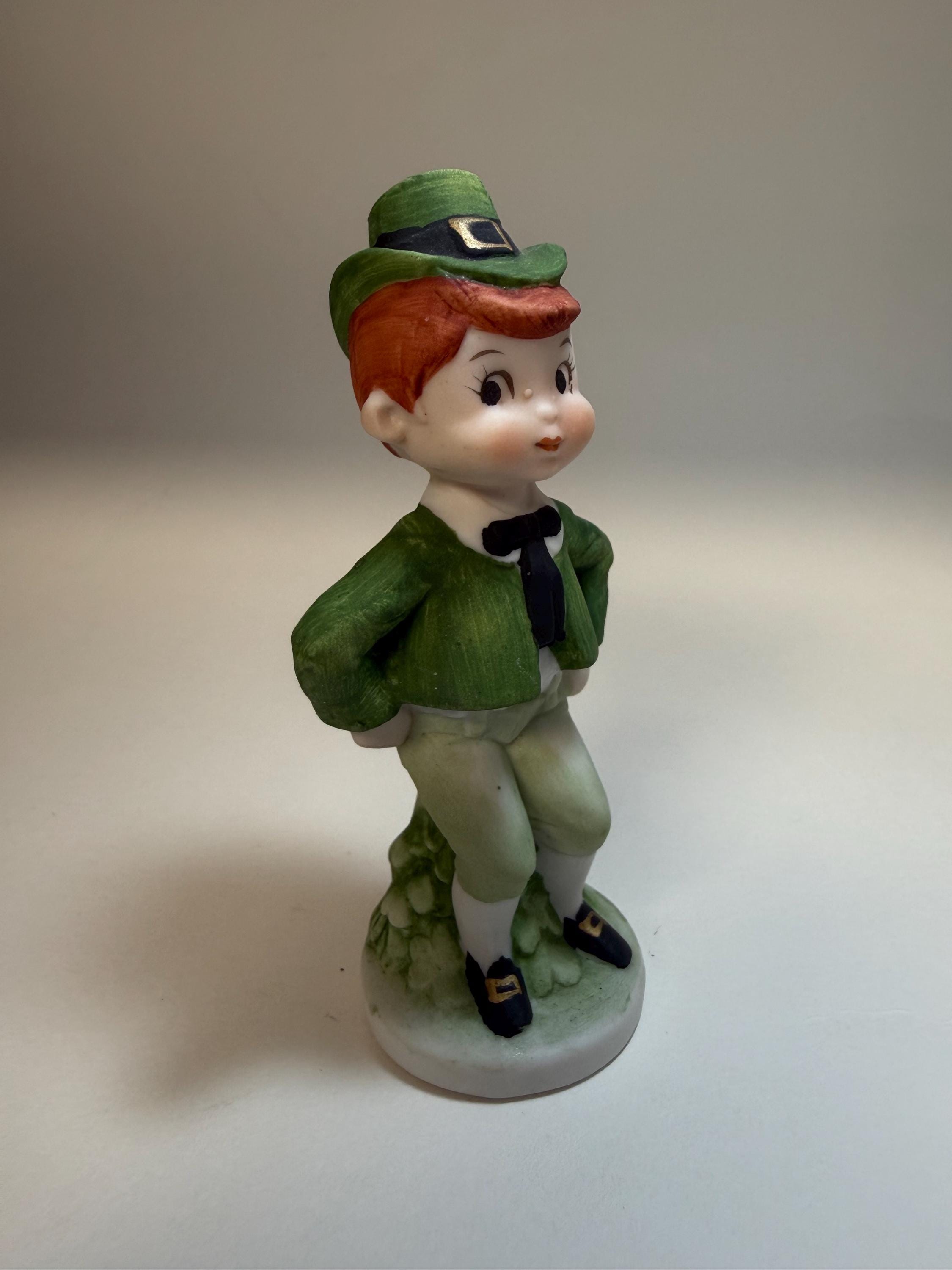 Lefton Leprechaun Boy Figurine - Etsy