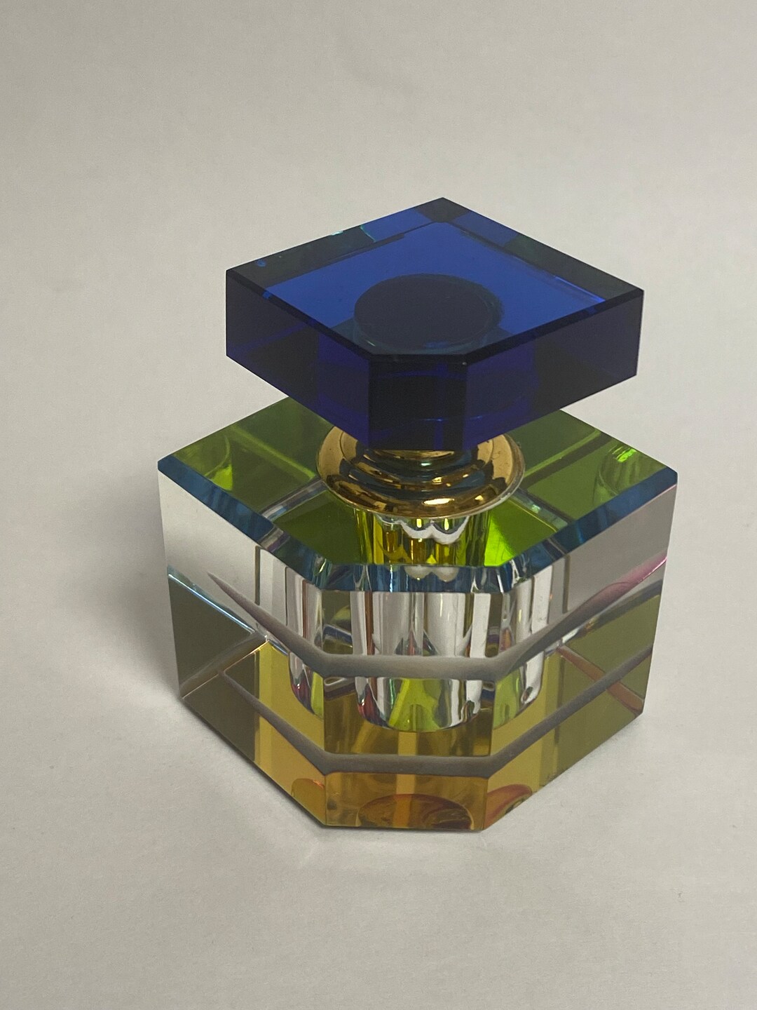 Mirrored Prism Perfume Bottle - Etsy