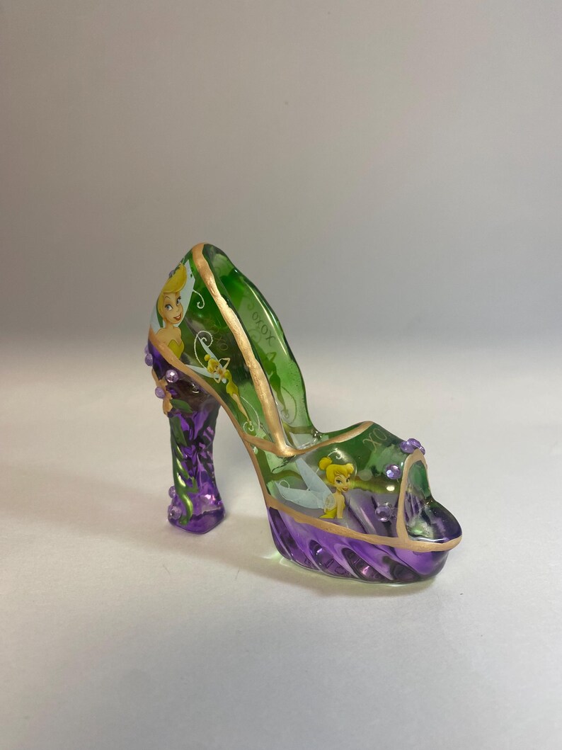 Tinkerbell Glass Shoe - Etsy