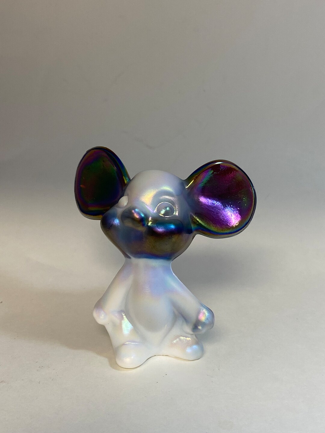 Fenton Slag Glass Big Eared Mouse - Etsy