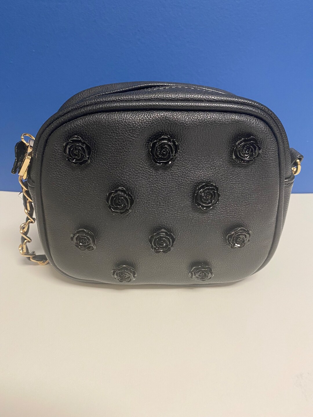 Betsey Johnson Black Rosettes Purse - Etsy