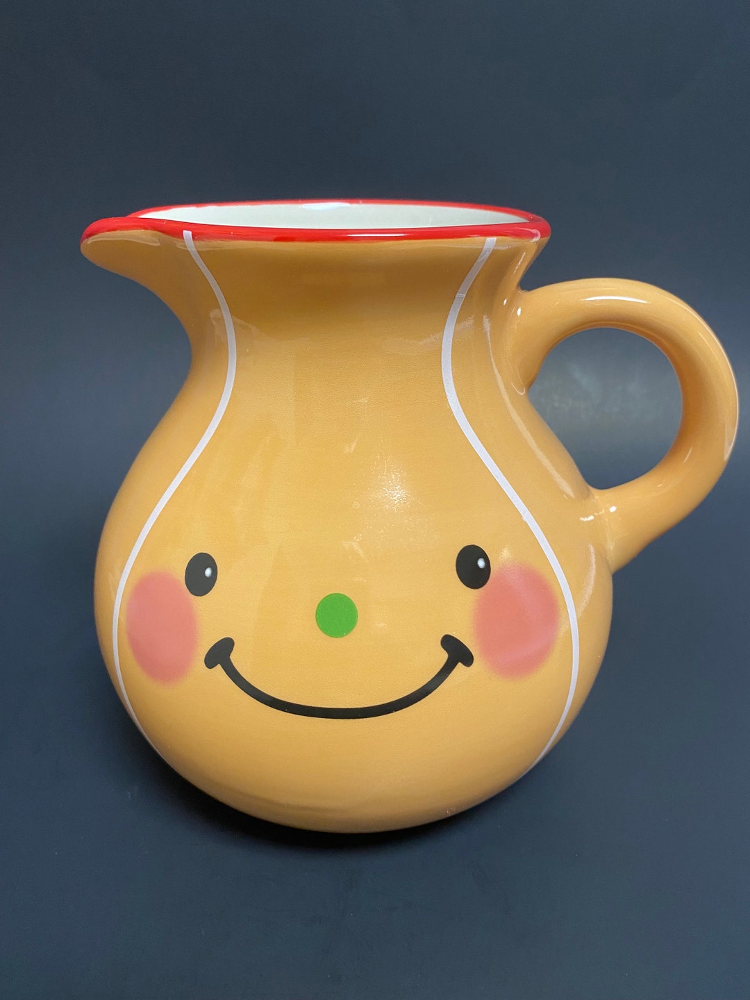 Temptations Gingerbread Man Pitcher - Etsy