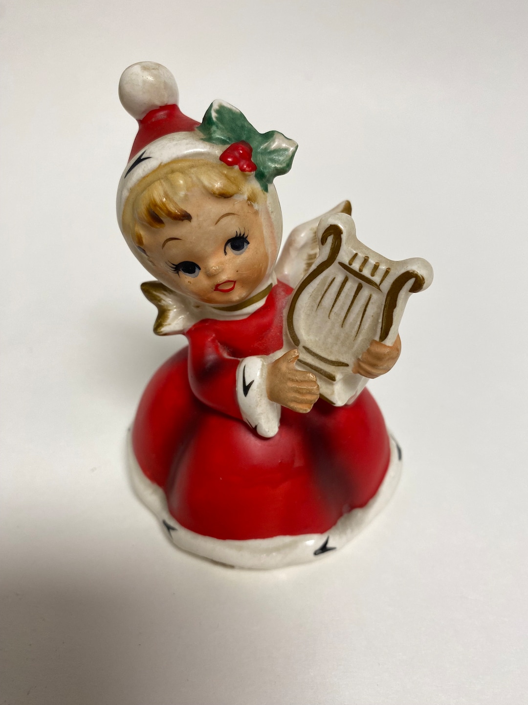 Napco Angel With Harp - Etsy