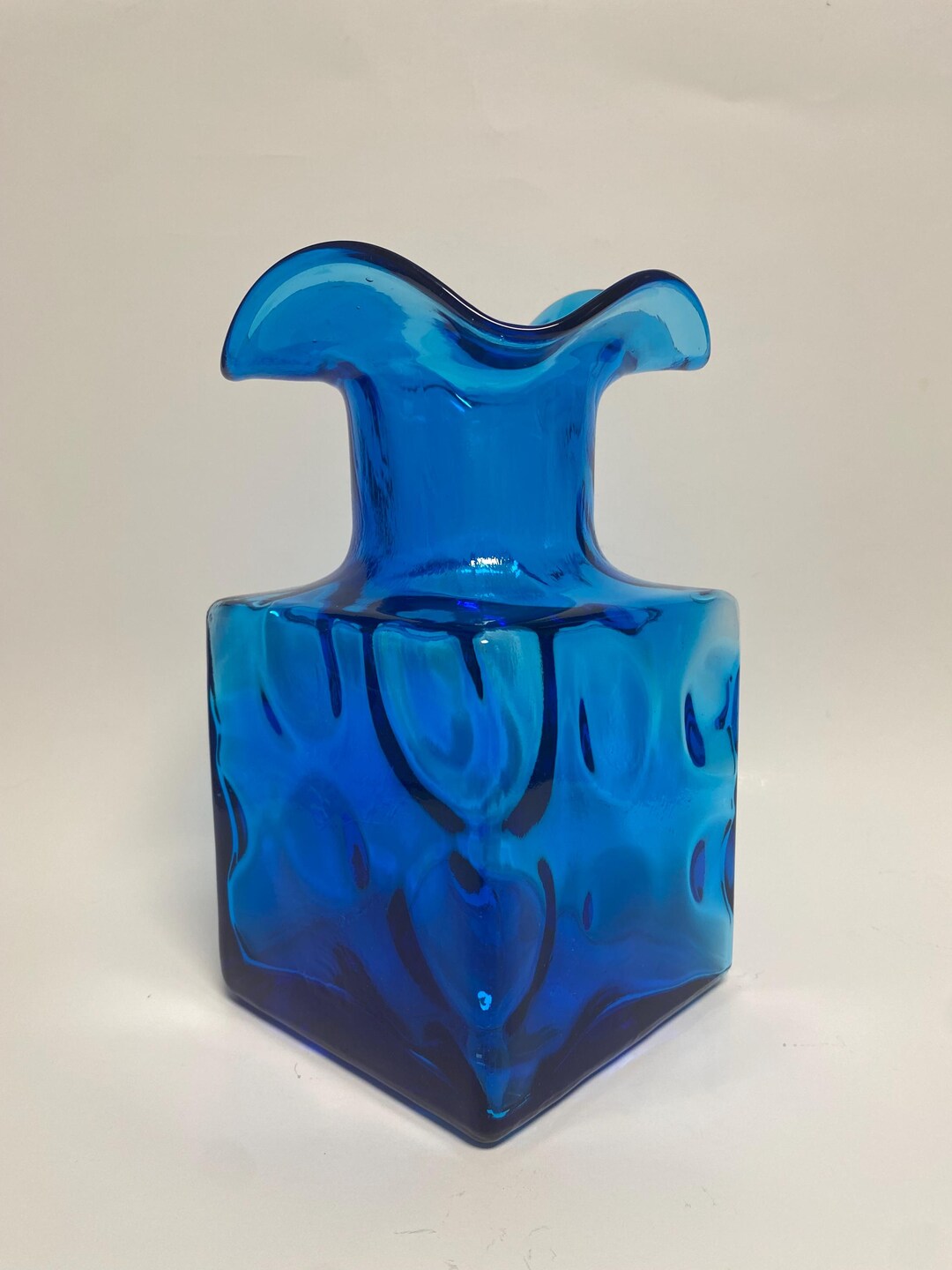 Clevenger Brothers Bubble Optic Vase - Etsy