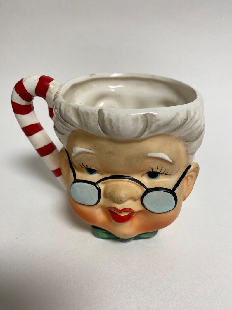 Lefton Santa & Mrs Claus Mugs - Etsy