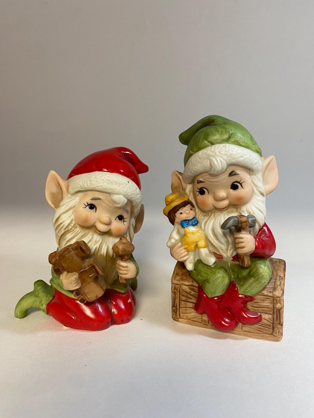 Elf Toy Maker Figurines - Etsy