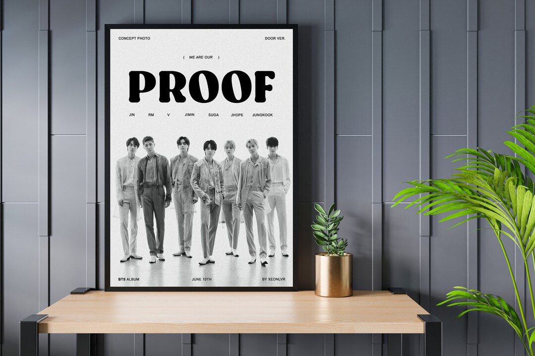 Retro BTS 'we Are Our Proof' Print Vintage BTS - Etsy