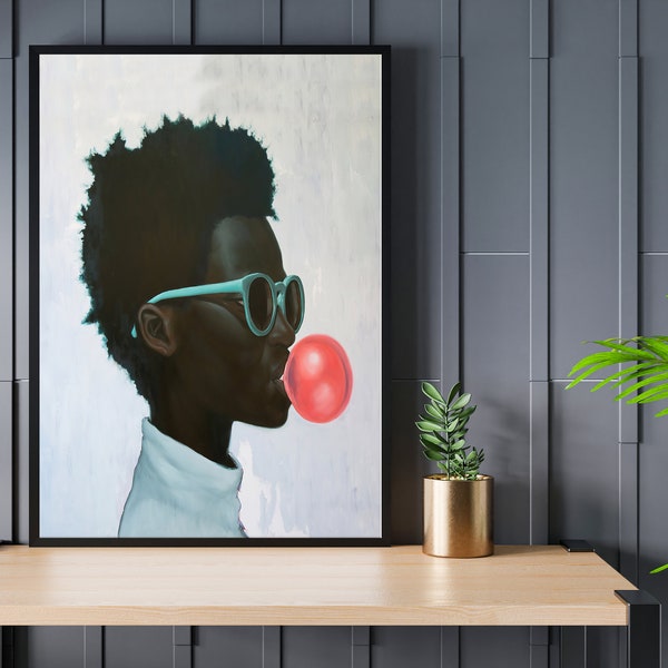 Black Boy Art Print - Etsy