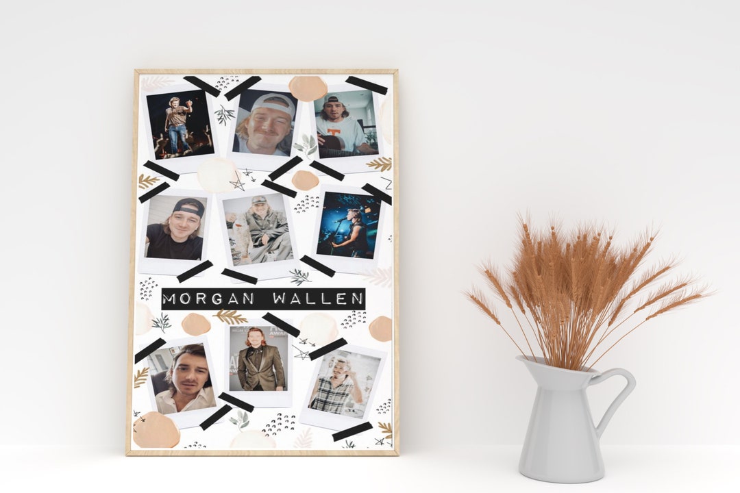 Photo Collage Fanart Inspired Poster Custom Western Music - Etsy
