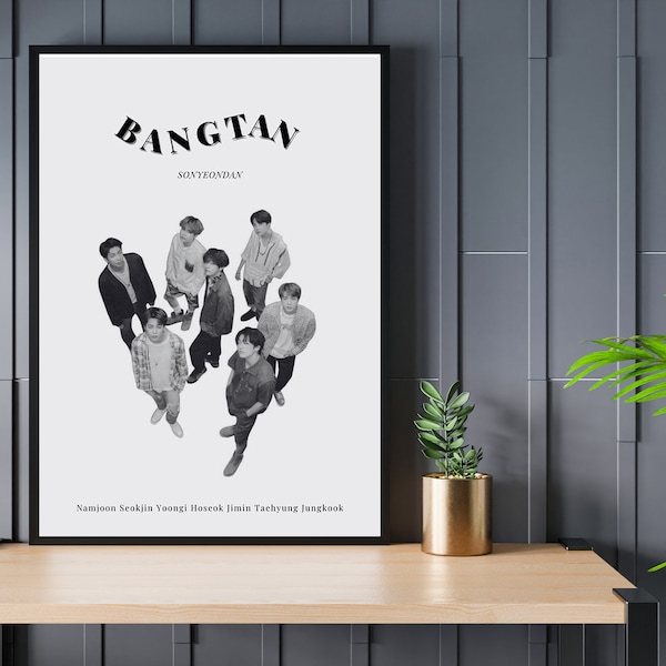 Retro Poster Bts - Etsy